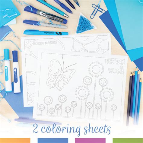 Moods In Verbs Coloring Activity Verb Moods Grammar Activity