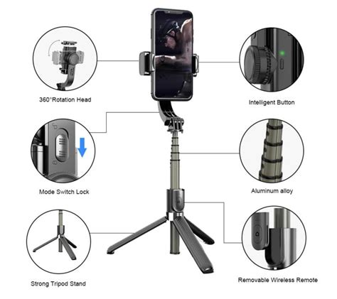 Купить стабилизатор для смартфонов Gimbal Stabilizer L08 в интернет ...