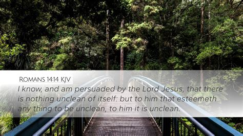 Romans 1414 Kjv Desktop Wallpaper I Know And Am Persuaded By The Lord Jesus That