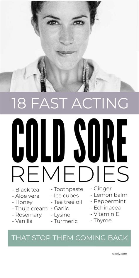 Natural Remedies For Cold Sores