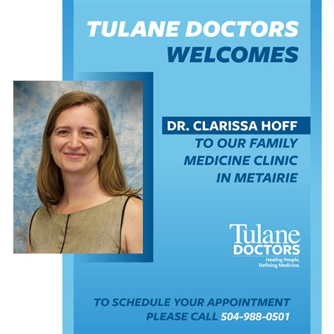 Tulane Doctors Tulane Doctors Welcomes Dr Clarissa Hoff Facebook