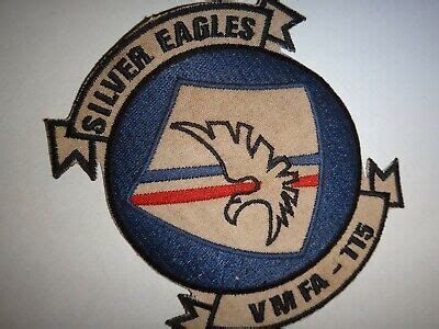 Vietnam War Usmc Marine Vmfa 115 Silver Eagles Patch 4594185598