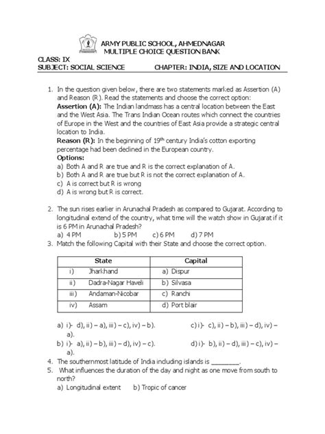 Sst Mcq Qb Pdf Plate Tectonics Himalayas