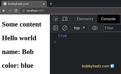 Pass Class Names Or Booleans As Props To React Components Bobbyhadz