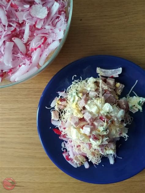 ATLAS SMAKÓW Sałatka warstwowa z jajkiem i rzodkiewką