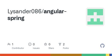 GitHub Lysander Angular Spring