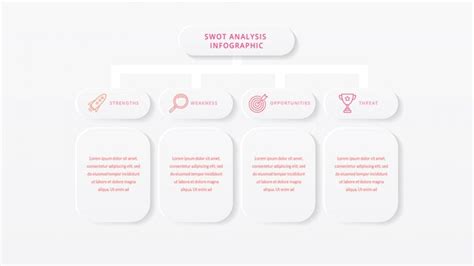 지 독히 공부 분석 비즈니스 Infographic 서식 파일 프리미엄 벡터