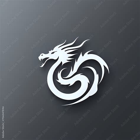 Logo A Dragon Dragon Head Illustration Dragon Head Vector Background