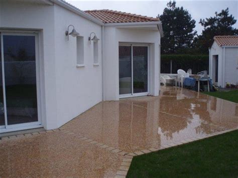 Terrasse Beton Maison Neuve