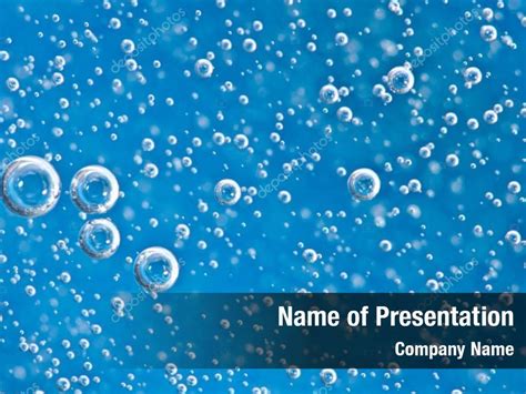 Oxygen Bubbles Powerpoint Template Oxygen Bubbles Powerpoint Background