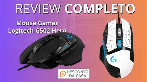 Mouse Gamer Logitech G502 Hero Review COMPLETO