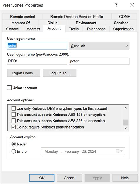 As Rep Roasting Penetration Testing Lab