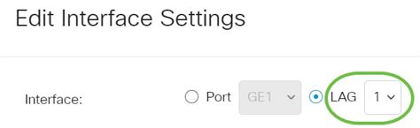 Assign An Interface VLAN As An Access Or Trunk Port On A Cisco Business Or Series Switch