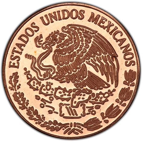 10 Pesos Pattern Cabeza De Coyolxauhqui Copper Mexiko Numista