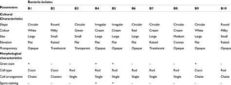 Cultural Morphological And Biochemical Characterization Of Isolated