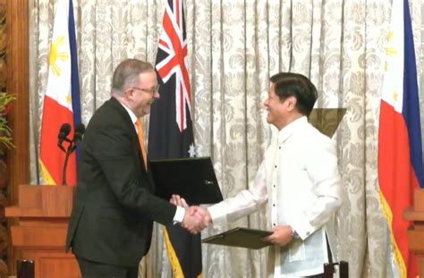 Pilipinas At Australia Lumagda Sa Joint Declaration Para Sa