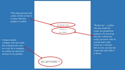 Script Three Pages Of Annotationspptx