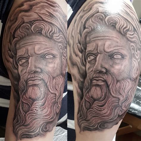 First Sesh On Ancient Greek Sleeve Dragon City Tattoo