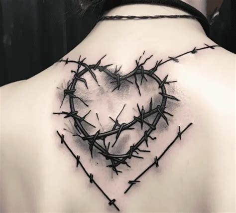 Barbed Wire Heart Tattoo Meaning And Symbolism Emotional Pain