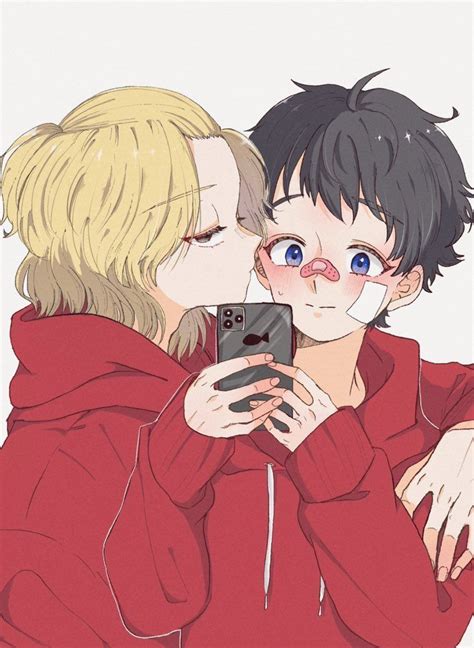 Imágenes Mikey X Takemichi Animasi Gambar Anime Ilustrasi Bayangan