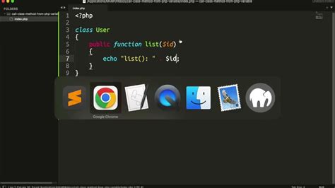 Call Class Method From Php Variable Youtube