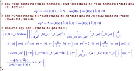 differential equations why is my output equal to my input
