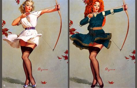 Pinup Disney Princess Art Ps Love