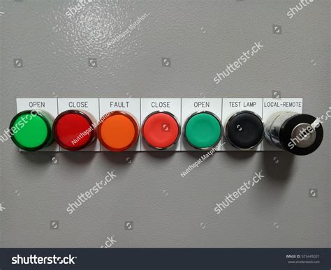 Indicator Push Button Switch Switchgear Stock Photo 573445021 Shutterstock
