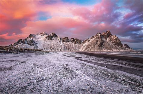 Vestrahorn Stokksnes Höfn in Iceland 2018 Woosra KIM Monument