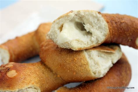 Snack Series Cream Cheese Pretzel At Disneylands Refreshment Corner