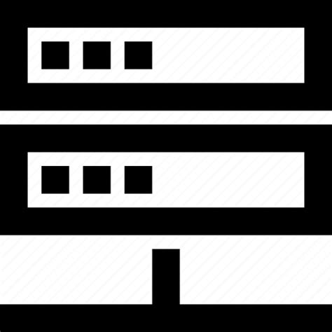 Connection Data Database Hosting Network Server Storage Icon