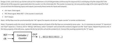 Design A 2 Bit Cyclic Binary Up Counter And Use It