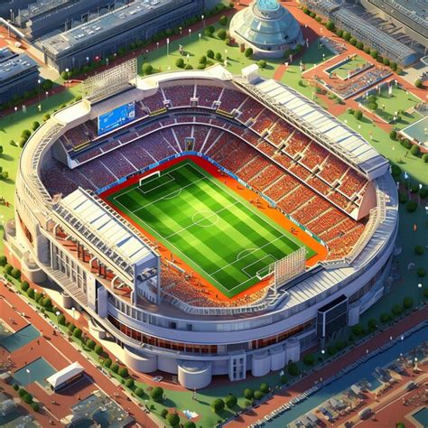 Estadios De Fútbol Diseñar Estadios Para Partidos De Fútbol Con