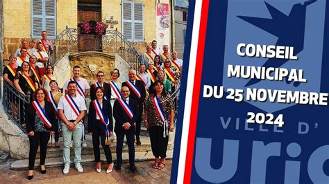 Conseil Municipal Du 25 Novembre 2024 Youtube