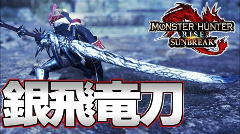 新太刀！100％超会心＆高火属性値を誇る 銀レウス太刀装備紹介『モンスターハンターライズ：サンブレイク』 Youtube