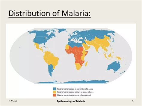 Epidemiology Of Malaria Detailed Versionpdf
