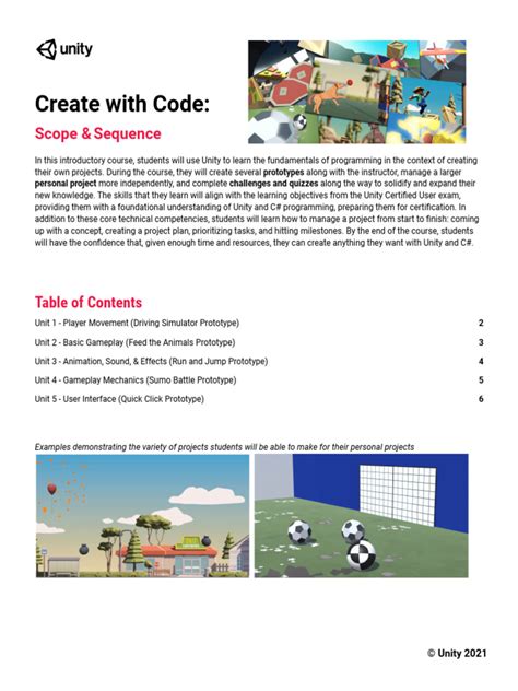 Scope And Sequence Create With Code Pdf Prototype User Interface