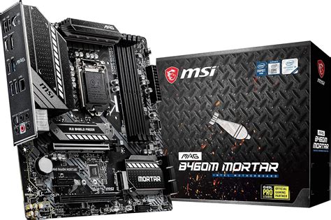 Sp Digital Cl Placa Madre Msi Mag B460m Mortar Socket Lga 1200 Intel B460 Sata 6gb S Micro