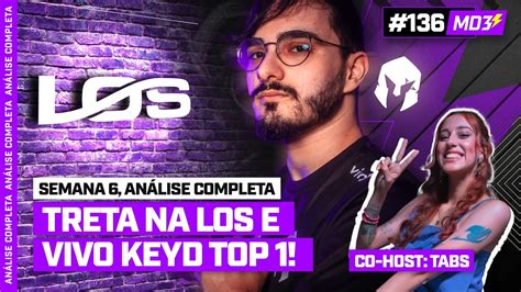 RODADA CBLOL 2024 SEMANA 6 TRETA NA LOS E VIVO KEYD TOP 1 Análise