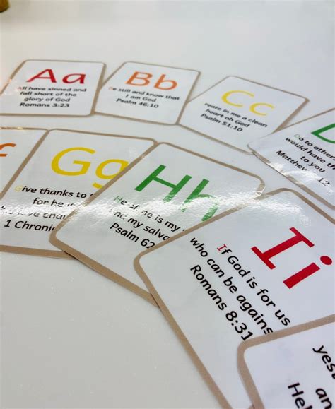 Alphabet Bible Verse Cards Pdf Printable Abc Bible Verse Cards Digital