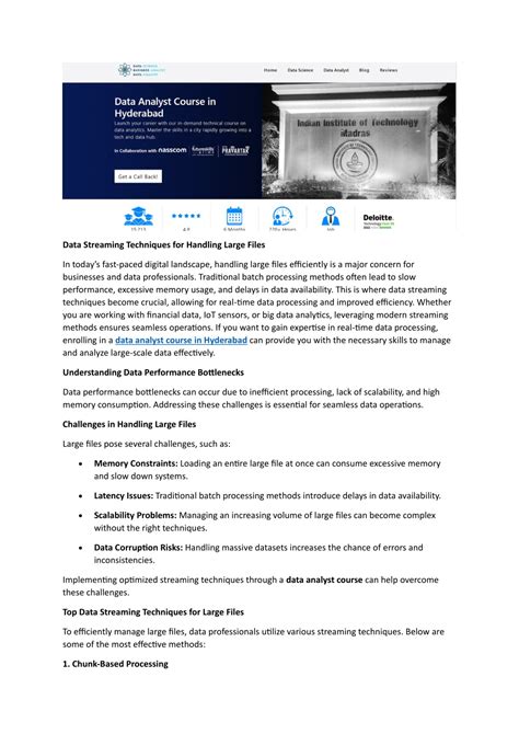 Ppt Data Streaming Techniques For Handling Large Files Powerpoint