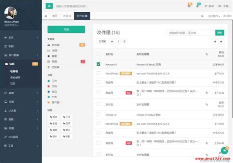 后台模板hplus 好看的后台纯模板 源码 下载 Java知识分享网 免费Java资源下载