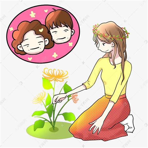 手绘重阳节插茱萸插画素材图片免费下载 千库网