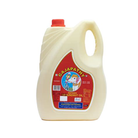 Gajapathy Refined Groundnut Oil 5 Lit Can Gajapathy Oil