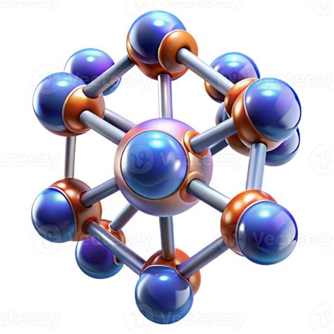 Dramatic Abstract A Group Of Nanobots Assembling A Complex Molecular
