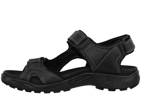 Køb ECCO ONROADS M SANDAL I SORT OLIERET SKIND Her - Salg af Sandaler ...