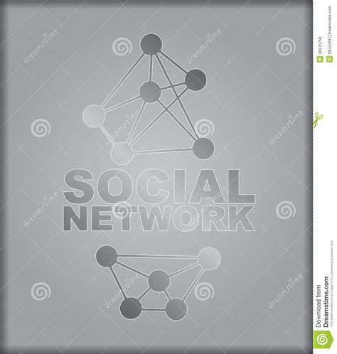 Social Network Abstract Stock Vector Illustration Of Abstract 36575756