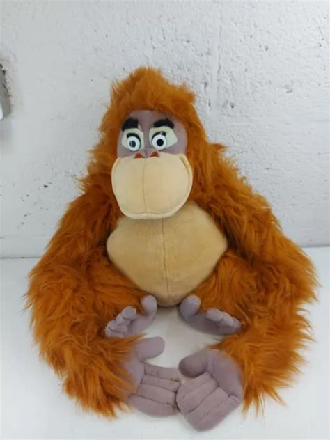 The Jungle Book King Louie Soft Toy Disney World Orangutan Plush Rare