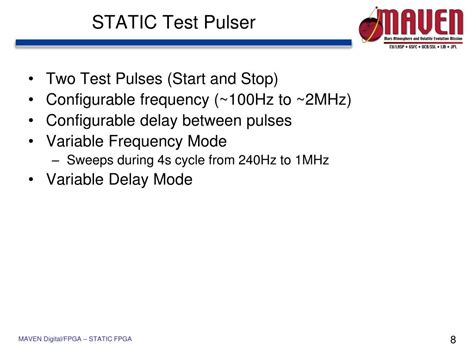 PPT MAVEN Digital FPGA Peer Review STATIC FPGA May 12 2010 PowerPoint Presentation ID 4091962